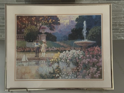 1993 "Toy Boat" Ray Burdzinski Framed Print | eBay