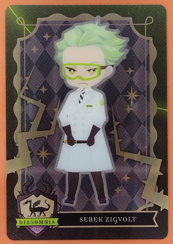 Sebek Zigvolt Disney Twisted Wonderland DIASOMNIA Plastic Cards Japan ...