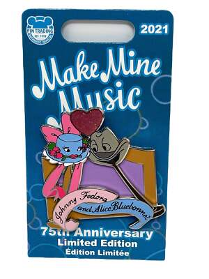 Disney Make Mine Music 75th Anniversary Pin-Johnny Fedora and Alice ...