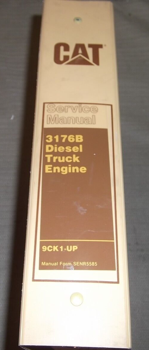 CAT CATERPILLAR 3176B DIESEL TRUCK ENGINE SERVICE SHOP REPAIR MANUAL ...
