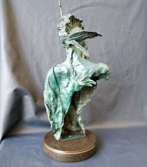 Indian Bust Native American Geronimo Chief Spear Bronze Statue ...