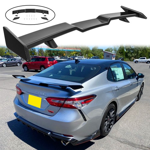 For 2018-2024 Toyota Camry Gloss Black JDM TRD Style Highkick Trunk ...