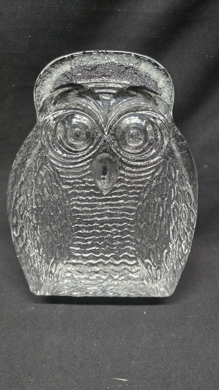 Vintage Blenko Art Glass Crystal Owl Shape Bookend | eBay