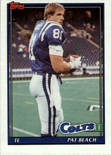 1991 Topps NFL Pat Beach #347 | eBay