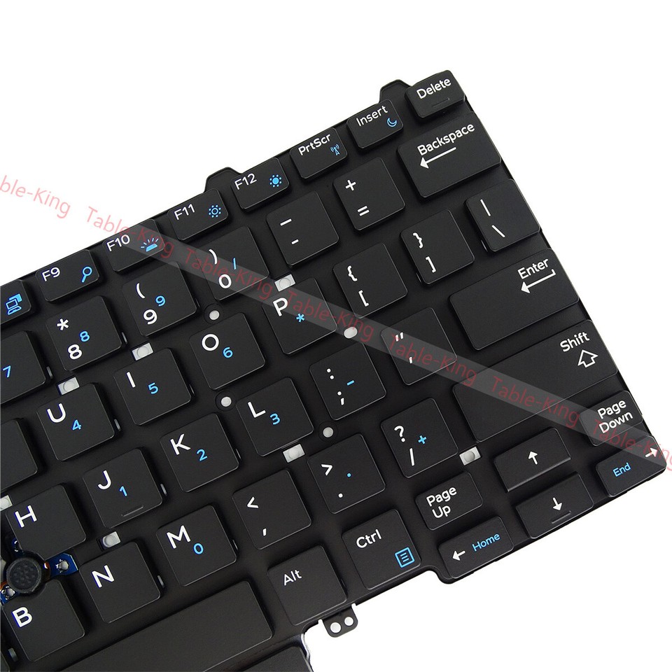 US Backlit Black Keyboard for Dell Latitude E5450 E5470 E7450 D19TR ...