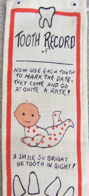 Tooth Record Chart for Children by Rowoco - Nursery Dentist Age 0 to 6 ...