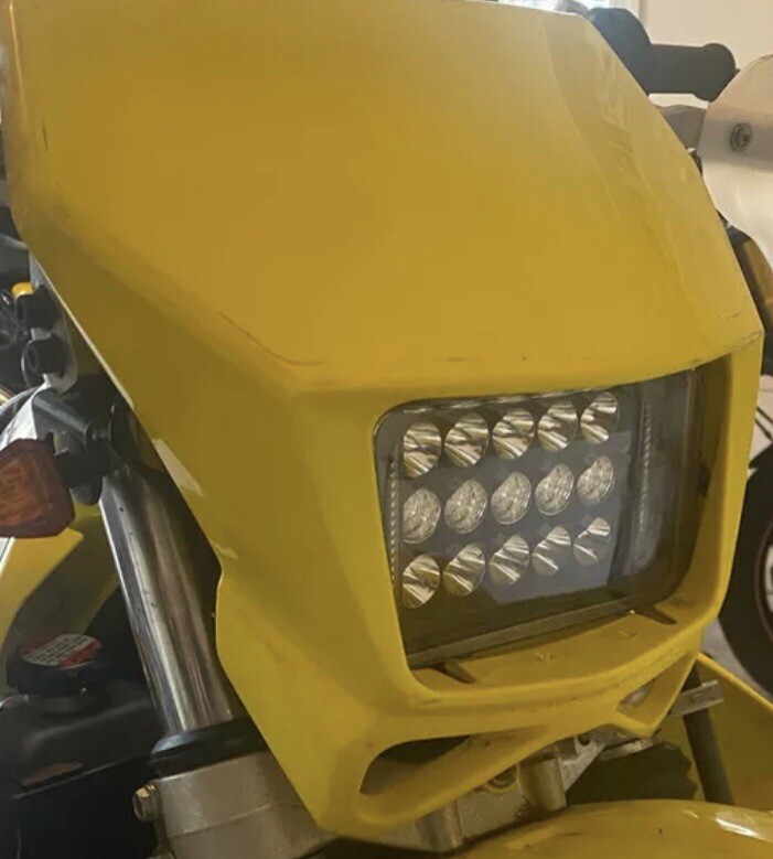 DRZ400 LED Headlight Mounting Bracket Kit - USA DESIGNED AND USA MADE ...