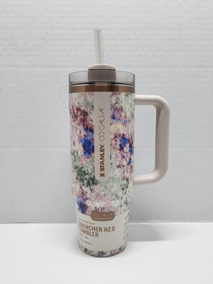 Stanley x Calia 30 oz Flowstate Quencher H2.0 Tumbler Cup Olive Eden ...