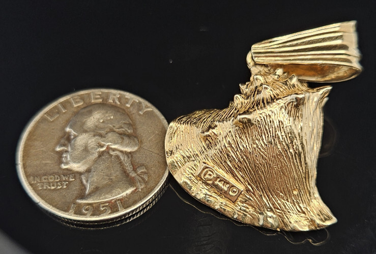 Peter Costello CONCH SHELL Porcelain Enamel Charm Pendant Large 15gr | eBay