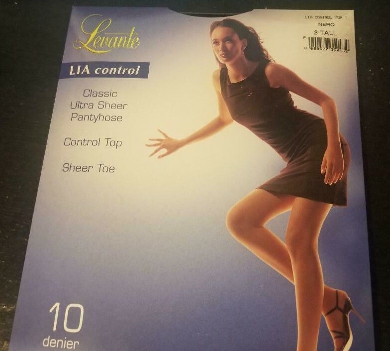 LEVANTE LIA CONTROL TOP 2 MEDIUM CLASSIC ULTRA SHEER PANTYHOSE -MOKA ...