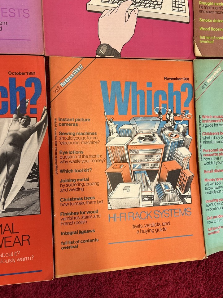 Which? Magazine Bundle x12 Full Year 1981 Jan to Dec Vintage Retro ...