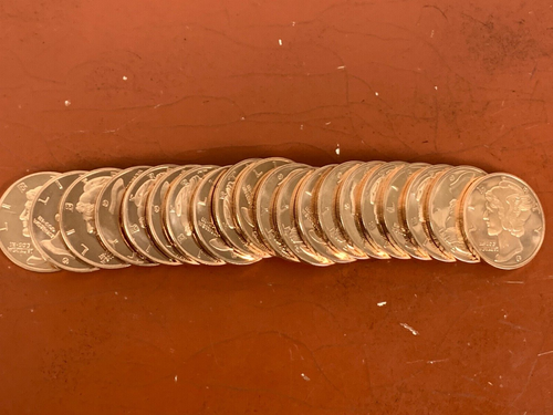 LOT OF (20) Mercury Dime 1 AVDP OZ .999 COPPER ROUNDS BULLION | eBay