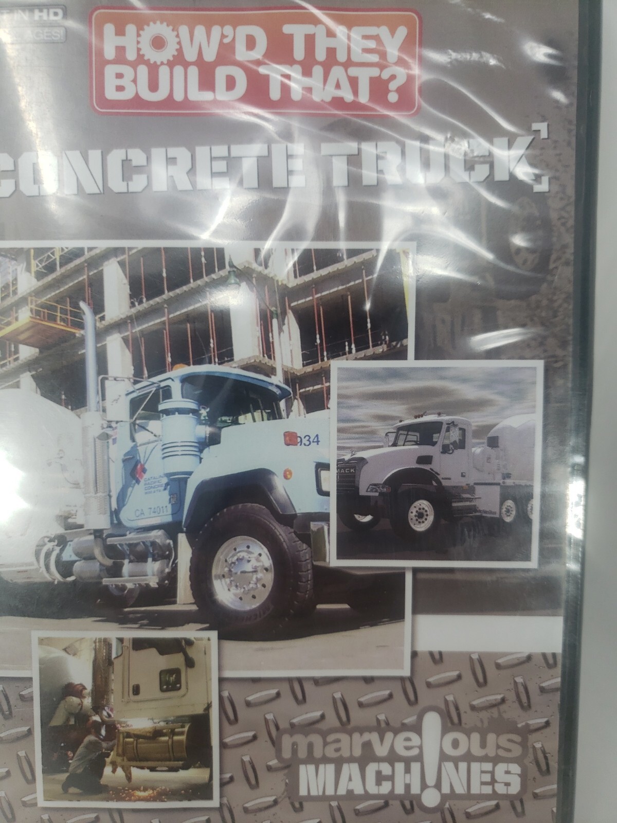 DVD Concrete Truck How'd They Build That? 2012 NEW Factory Sealed Shot ...