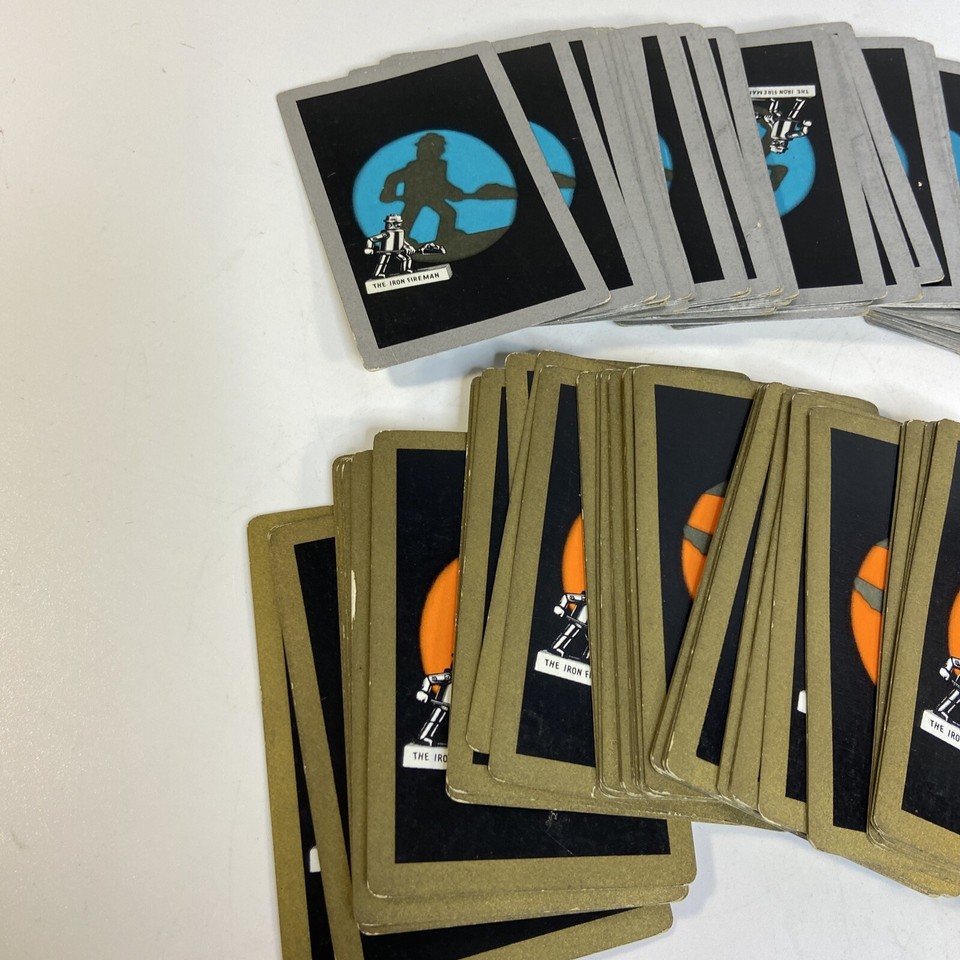 Vintage The Iron Fireman Congress Quality Playing Cards 2 Decks 1940s ...