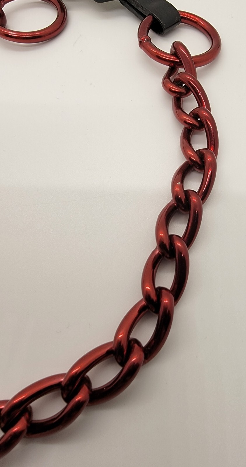 TWINCO Color Guard Dog Chain 20 Inch Heavy Colorguard Red Chain NEW ...