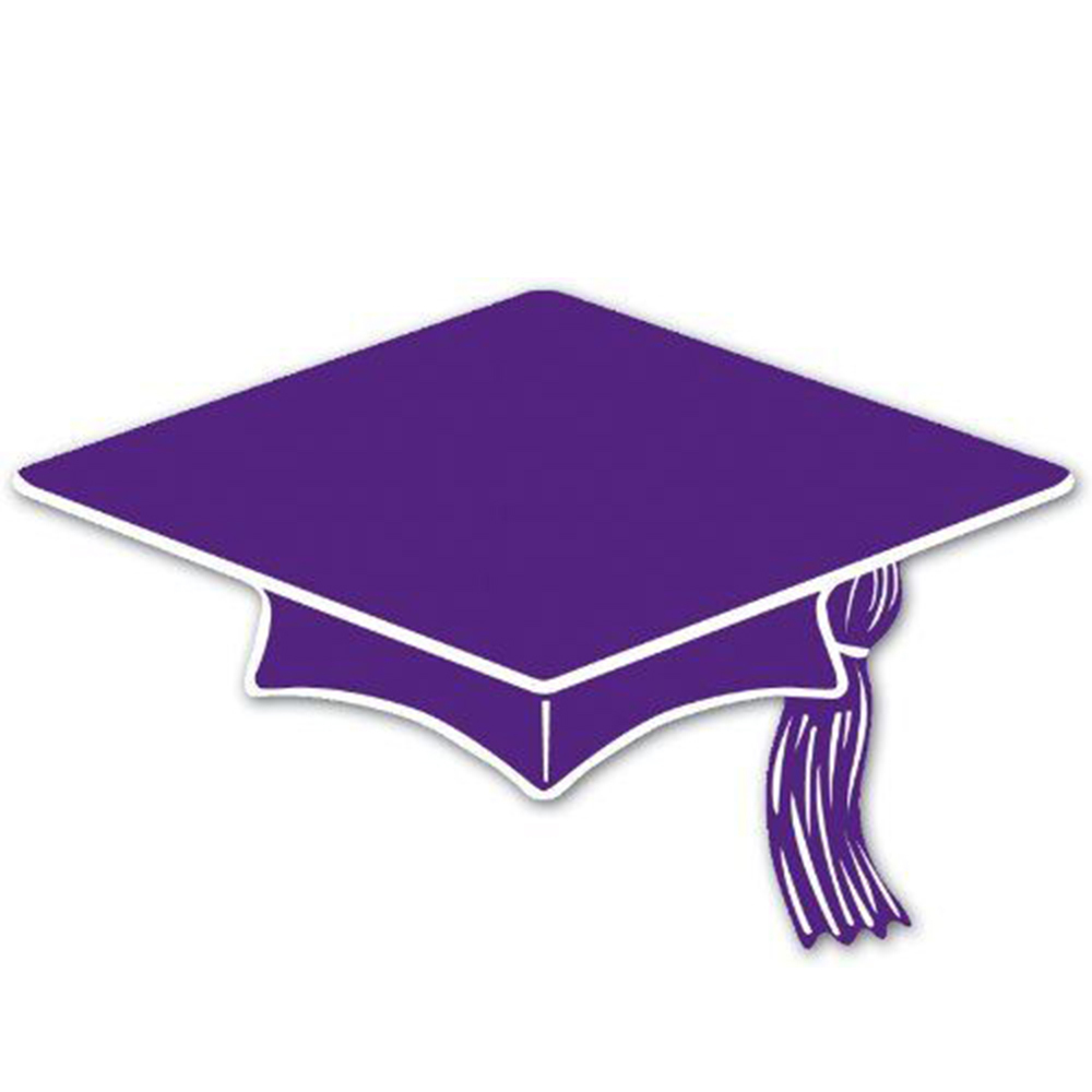Purple Graduation Cap Clip Art Purple Cap Gown Stock Illustrations