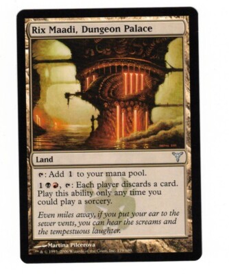 MTG 4X ** RIX MAADI, DUNGEON PALACE ** X4 Dissension | eBay