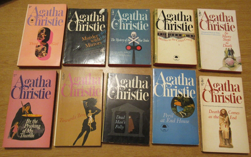 Vintage Agatha Christie Pocket Paperbacks Lot of 10 from 1960s | eBay