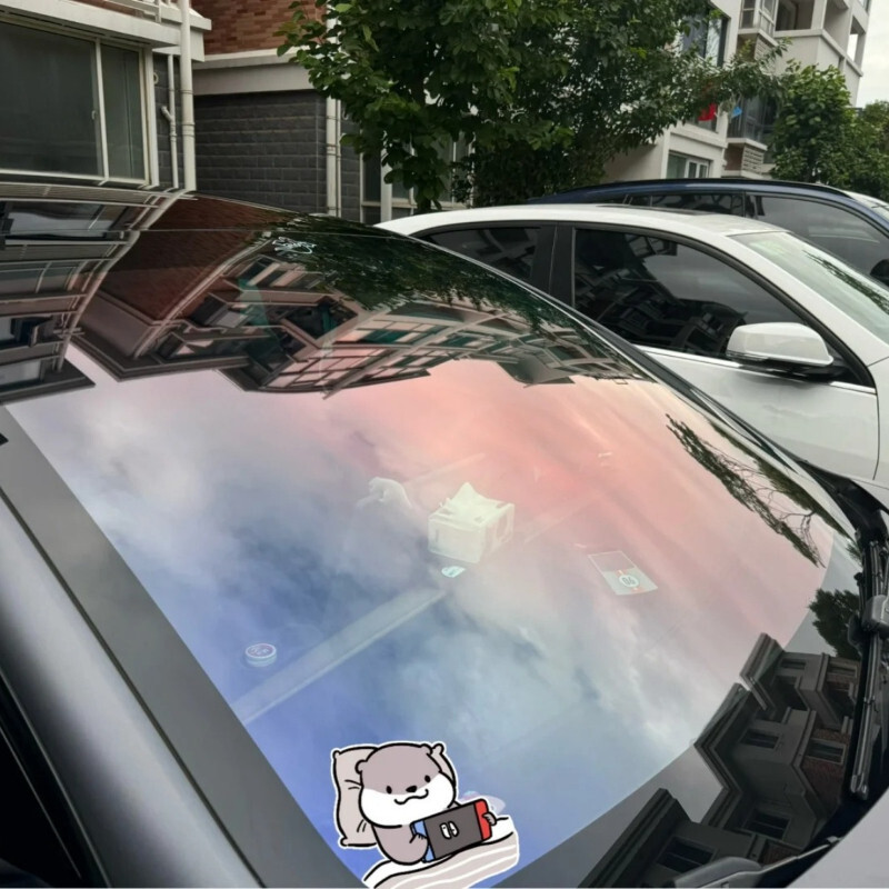 Colorful Red Glass Tint Chameleon Window Film For Car Windshield ...