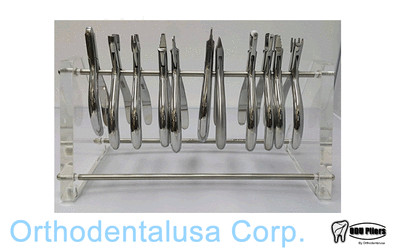 Orthodontic PLIERS RACK WITH ACRYLIC PLATES Pliers are NOT included USA ...