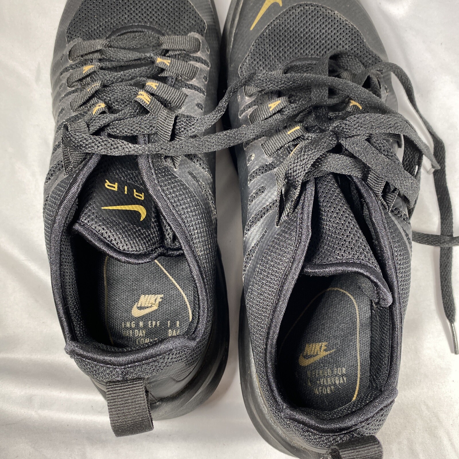 Nike Air Max Axis Black Metallic Gold AA2168-007 Runn… - Gem