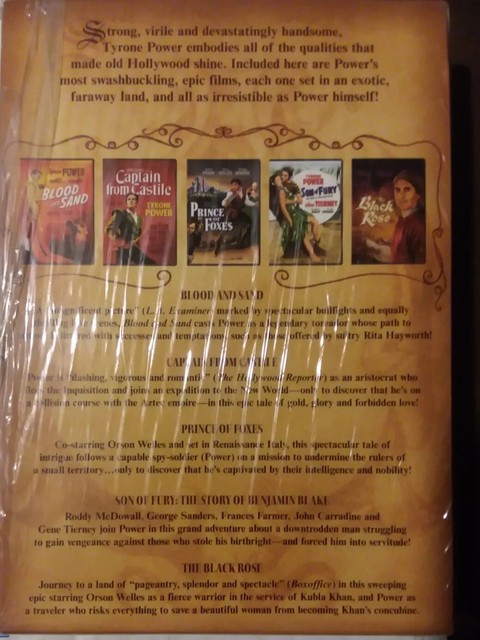 20th Century Fox- The Tyrone Power DVD Collection- 5 Movies for sale ...