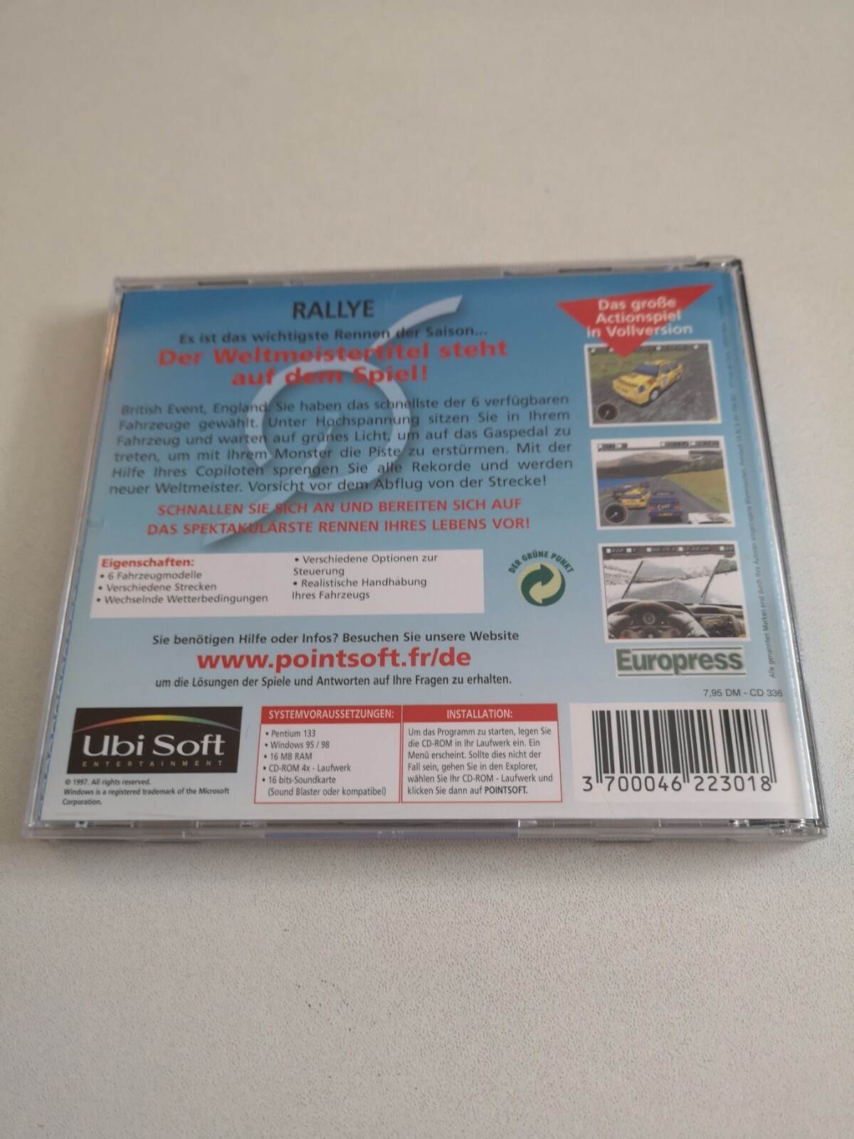 Rallye Racing 97 Pc Spiel Klassiker Rarität | eBay
