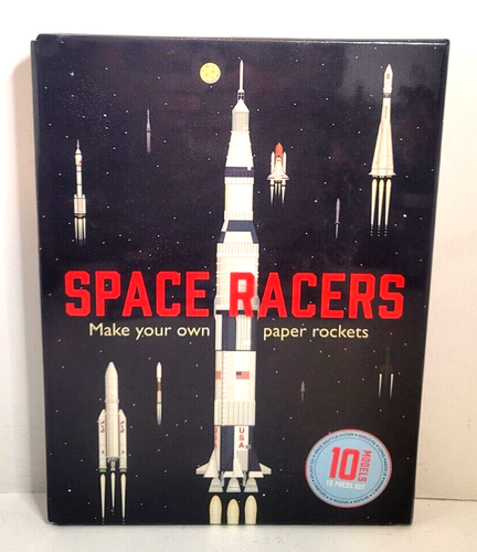 Space Racers: Make Your Own Paper Rockets 10 Models! Over 23" Tall New ...