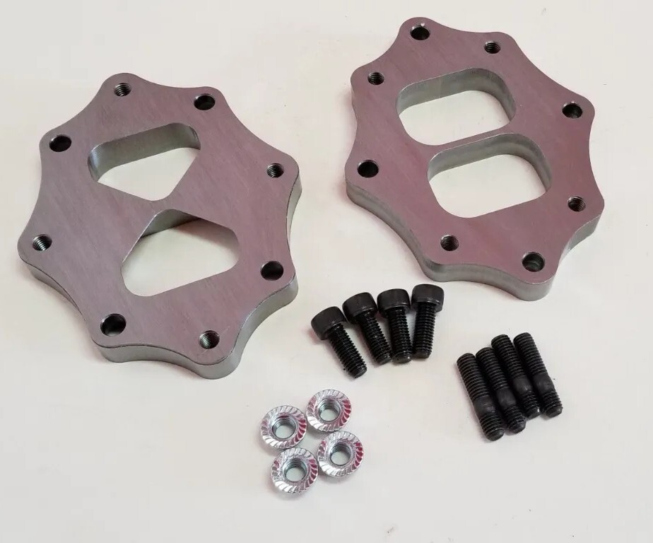 Adapts 15.2L Caterpillar C15 Manifold to T6 Divided Turbo S400 S488 ...