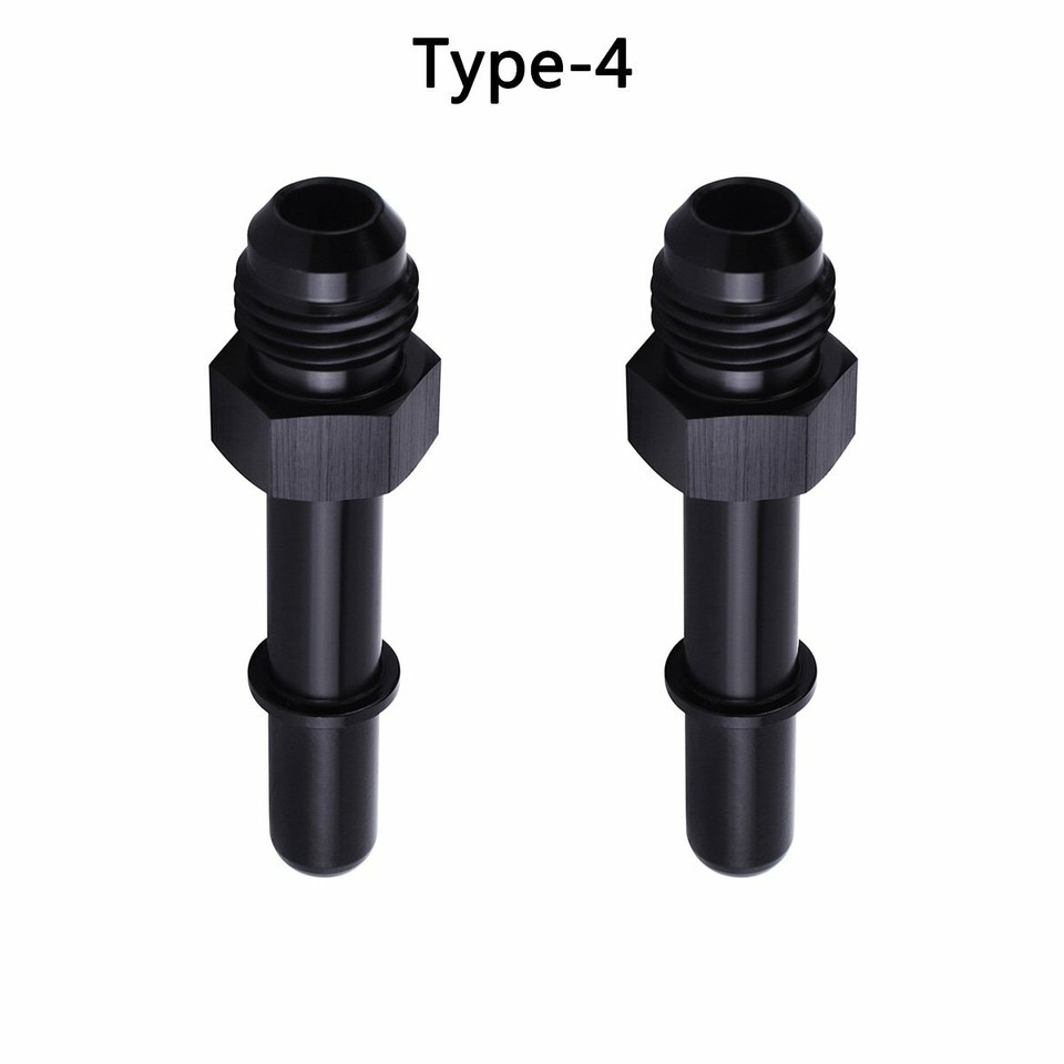 GM LS LS1 LS3 -6AN to 3/8” Hose Quick Connect Fuel Rail Line Adapter ...