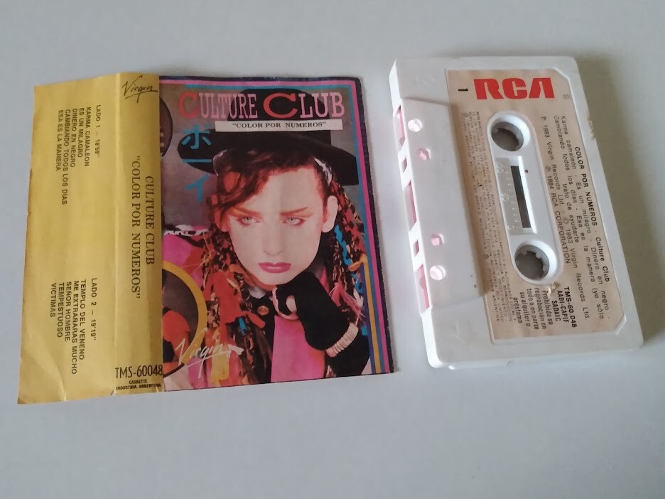 Culture Club Colour By Numbers Cassette Tape Argentina VG+ Condition ...