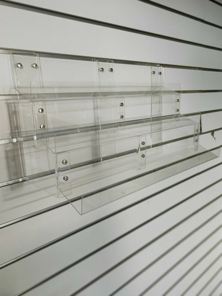 3-Tier Slatwall Mobile Accessories Holders with Leaflet Dispenser ...