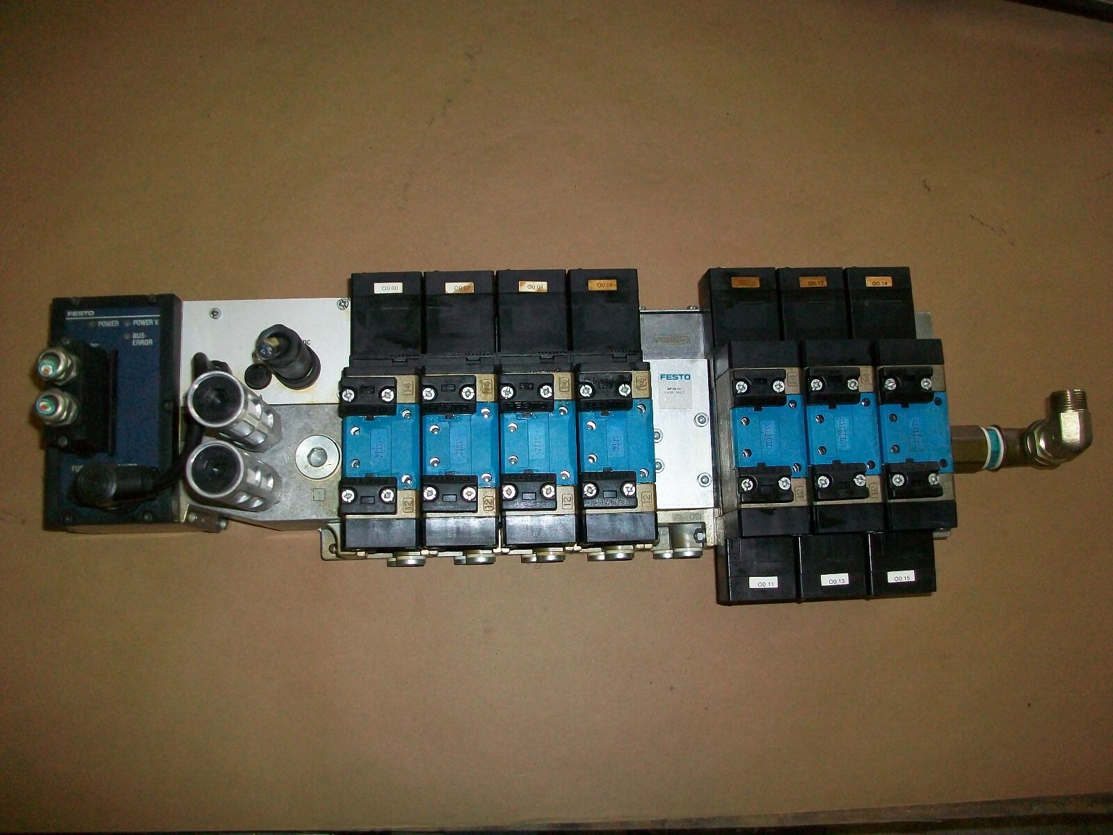 Festo Profibus Pneumatic Solenoid Valve Stack IFB13-30 VIGP-04-FB-D-1 ...