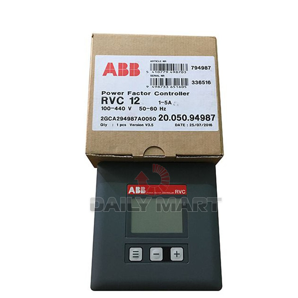 New In Box ABB RVC-12/1-5A Power Factor Automatic Compensation ...