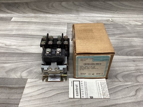 GENERAL ELECTRIC GE CR2810A14AC MACHINE TOOL RELAY 230V #06F284*CO | eBay
