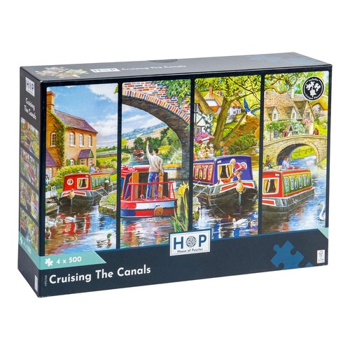 Narrowboat Canal Boat Jigsaw Puzzle by House of Puzzles Choice of Scene ...