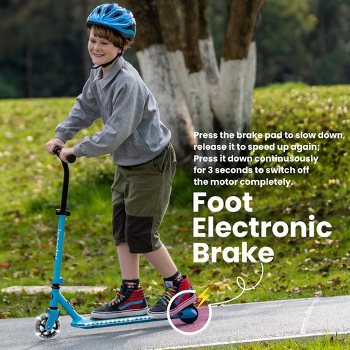 AERO iSporter Kids Electric Scooter for Boys and Girls Ages 6-12 or 8 ...