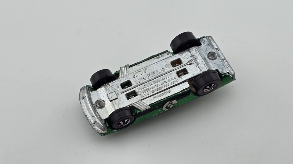 Hot Wheels Redline Spoilers Mustang Boss Hoss Green Over Chrome w/White ...