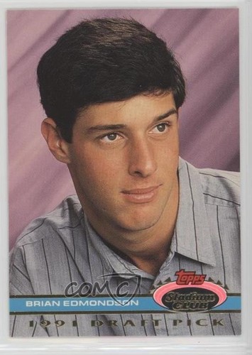 1991 Topps Stadium Club Skydome Box Set Brian Edmondson #43 Rookie RC ...