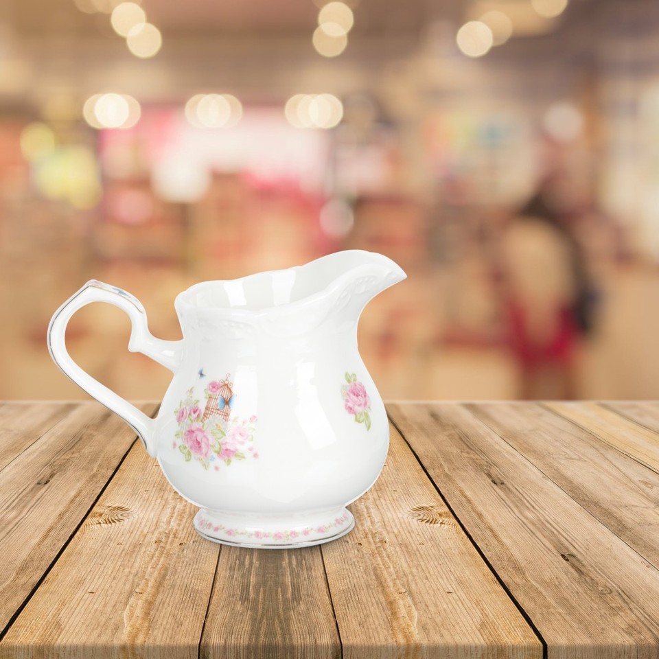 Coffee Milk Pot Creamer Pitcher Syrup Pitcher Ceramic Milk Container ...