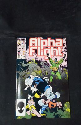 Alpha Flight #30 Direct Edition 1986 marvel Comic Book b&b | eBay