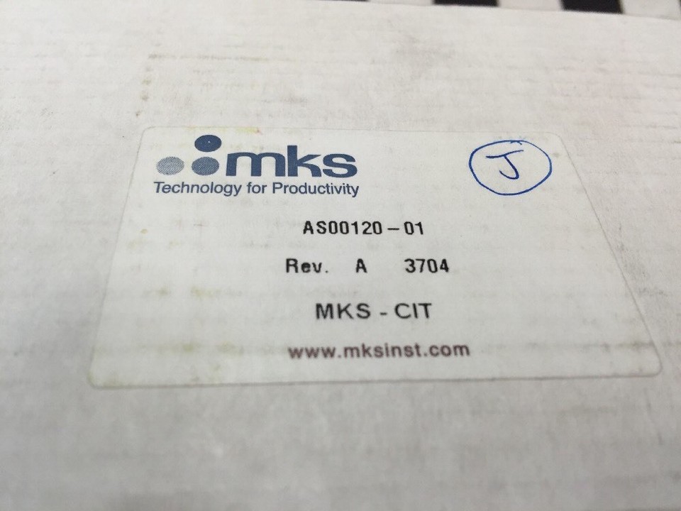 MKS MICRONODE I/O External I/O Power, AS00120-01 SNK, REV A 3604 MKS ...