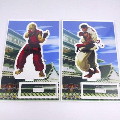 Street Fighter Acrylic Stand 3 Stand Ryu Ken Popup | eBay