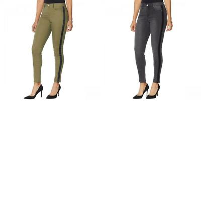 NWT Colleen Lopez Women's Side Stripe Skinny Jeans. 695902 4 14 | eBay