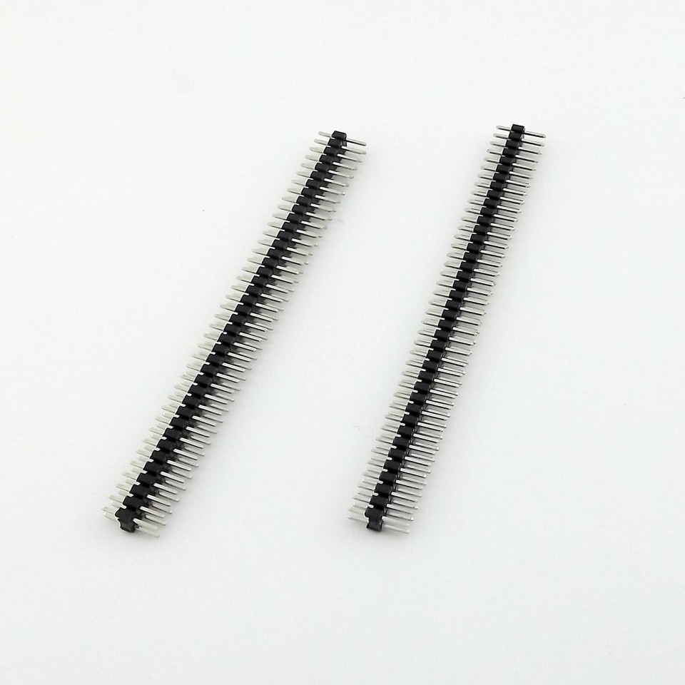 100x Pitch 2x40 Pin 80 Pins 2.0mm 2mm Male Double Row Straight Pin ...