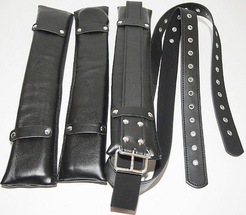 BDSM Bondage Leg Straps Thigh cuffs Restraints Belt Body Harness Adults ...