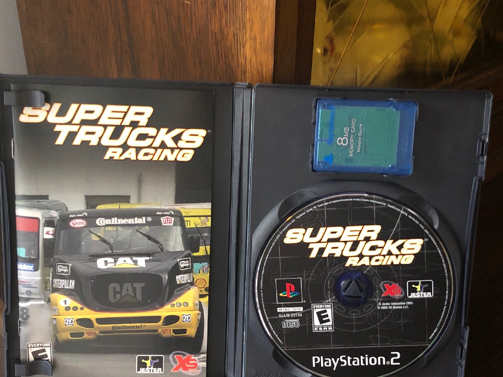 PlayStation 2 Super Trucks Racing for PS2 CIB & 8mb Memory Magic Gate ...