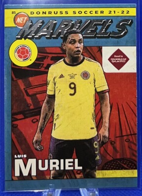Luis Muriel NET MARVELS 2021-22 Panini Donruss Soccer Road to Qatar #9 ...