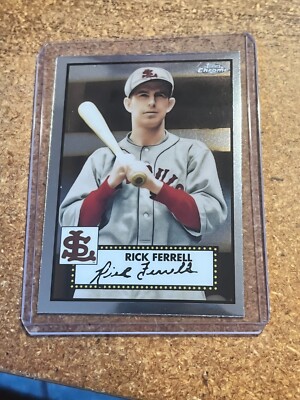 2021 Topps Chrome Baseball Platinum Anniversary # 637 Rick Ferrell | eBay
