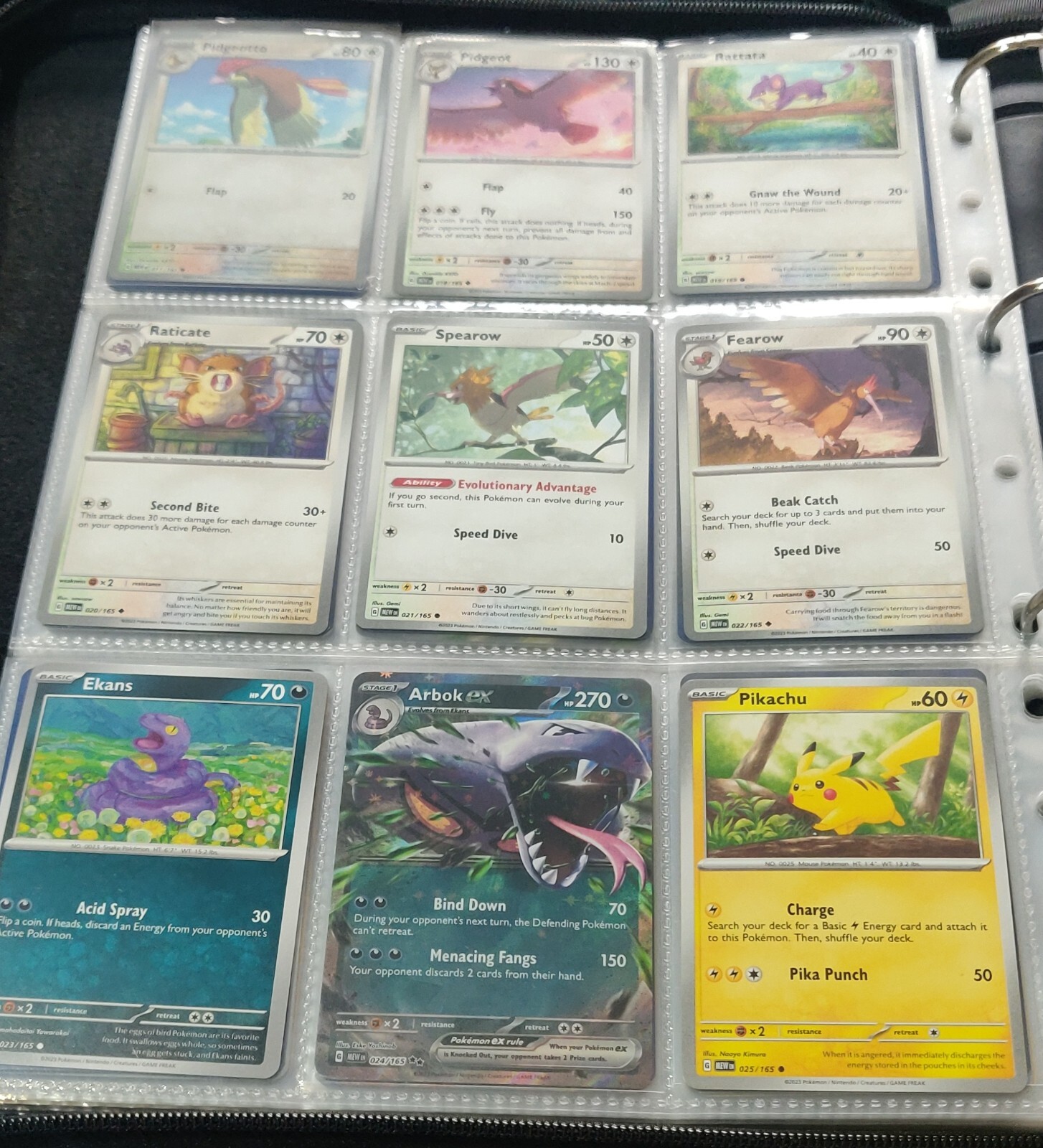 Pokemon 151 Complete Set No 1-165 ONLY - Over 90 HOLOS/REV HOLO - Pack ...